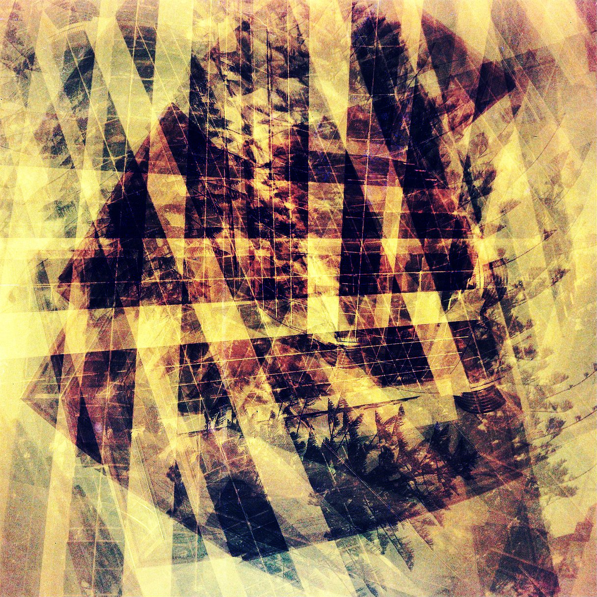 Pushing the Abstract Limits: Redscale Multiple Exposures · Lomography