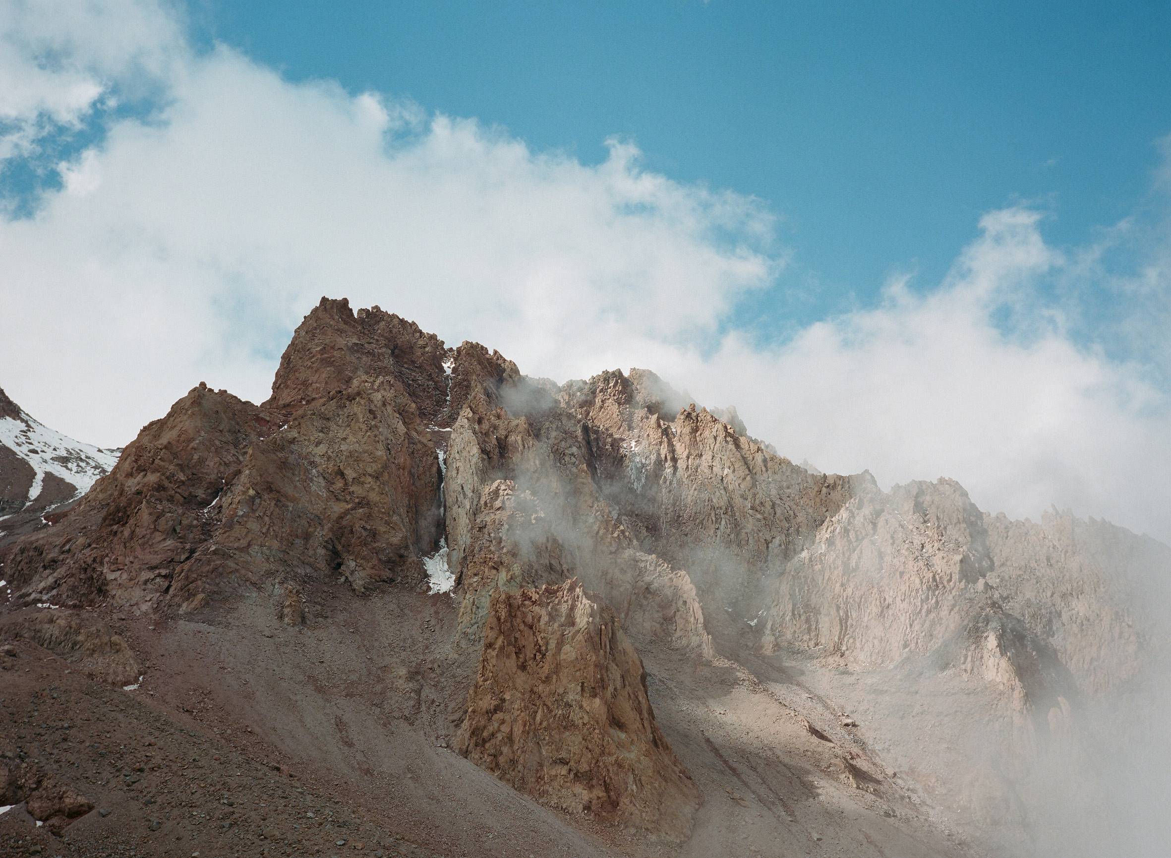 Crossing the Gergeti glacier to Bethlemi Hut. — evilpete · Lomography