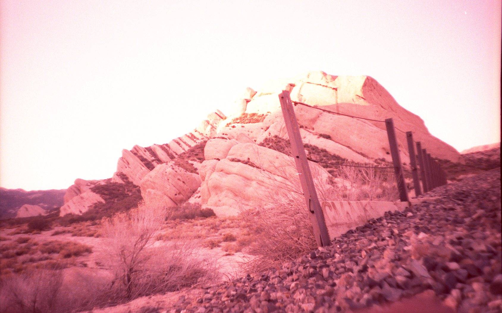 The Mormon Rocks · Lomography