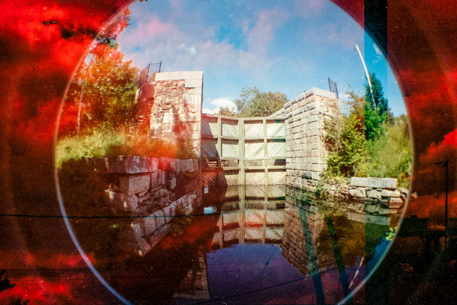 Fisheye No. 2 Redscale Experimentation with Evan Purney · Lomography