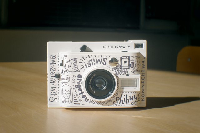 Illustrator Ella Lama Customizes the Lomo'Instant · Lomography